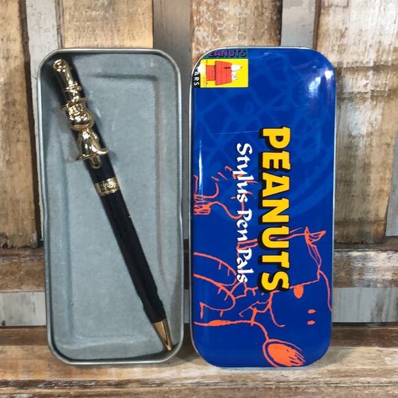 STYLUS | Office | Peanuts Stylus Pen Pals Pen In Metal Box Charlie ...